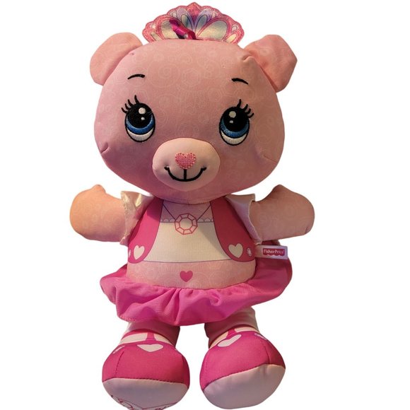 Fisher-Price | Toys | Fisher Price Pink Princess Bear Plush Stuffed ...